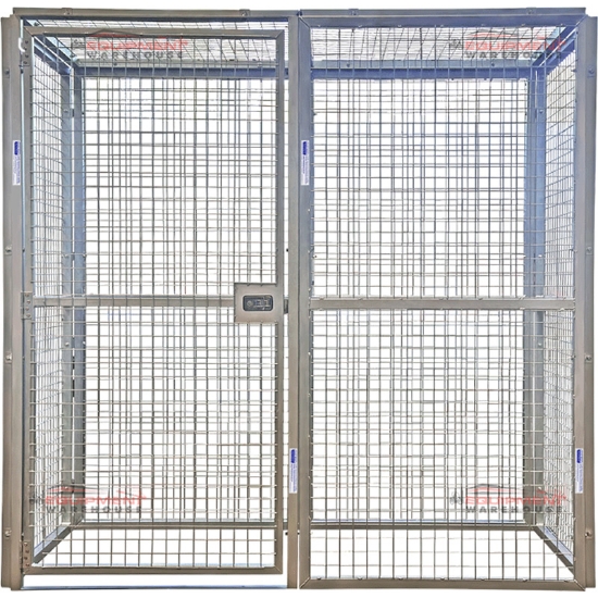 Wire Mesh Storage Cage Large With Back | LPG Gas Cages | Forklift ...